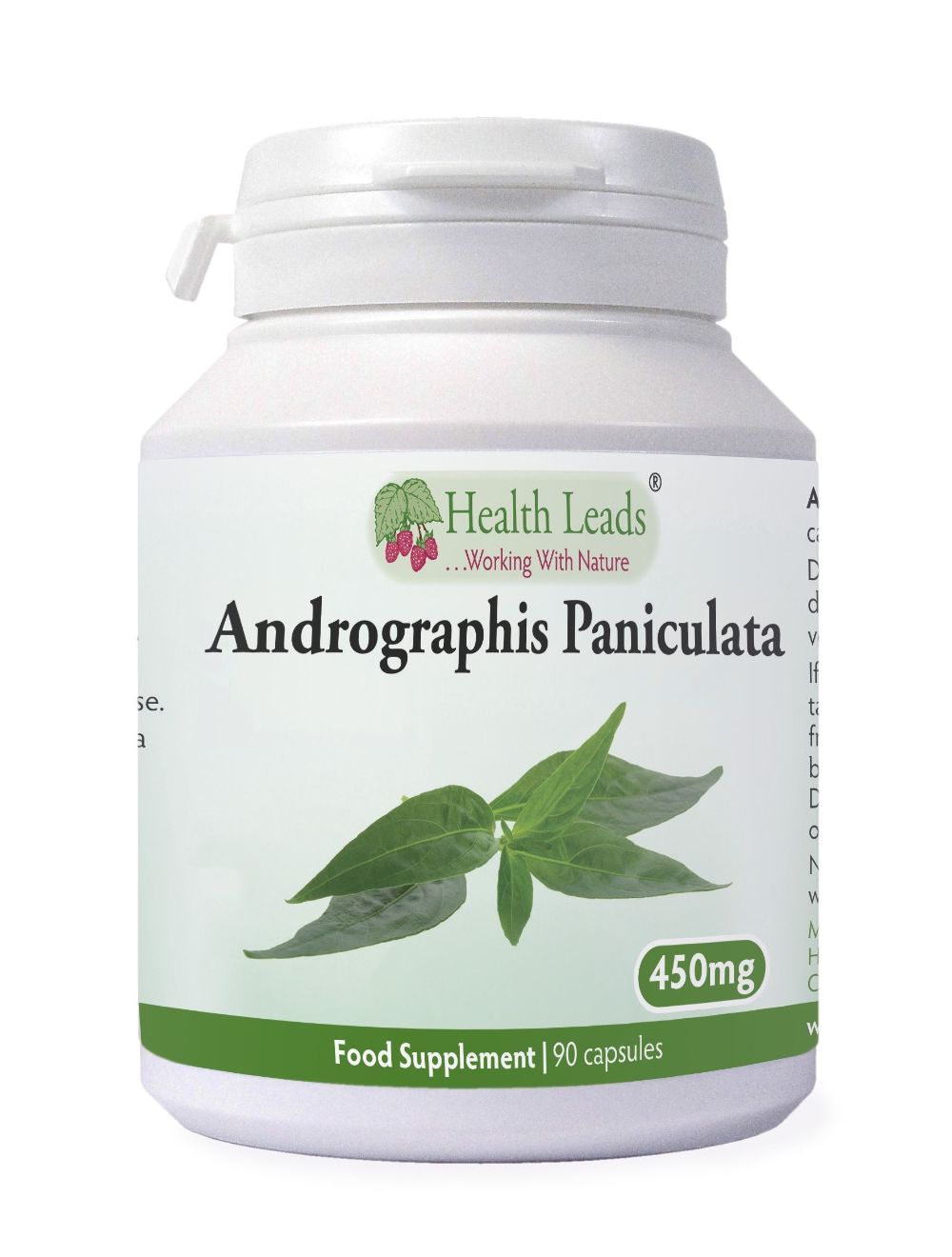 Andrographis Paniculata 450mg x 90 capsules | Health Leads UK