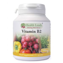 Vitamin B2 100mg x 90 capsules | Health Leads UK