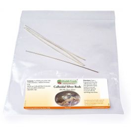 Colloidal Silver Wire Rods (pack of 4) 99.9% pure | Health Leads UK